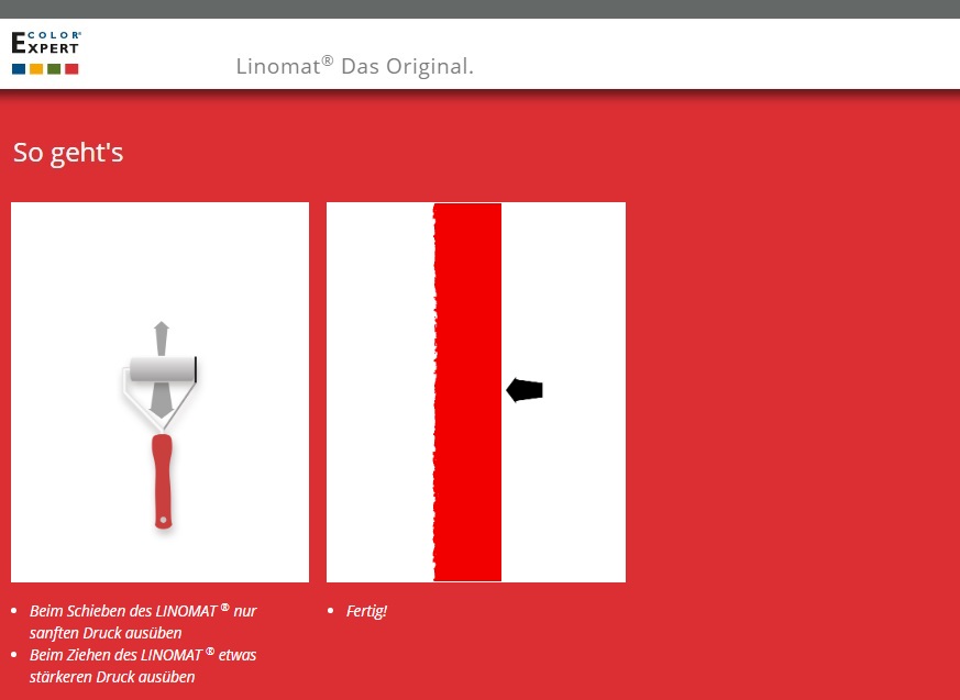 Color Expert Linomat Roller S100 - 10cm - Der Original-Farbtrennroller ...